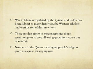 The essence of the Fiqh of war and its rules.pptx