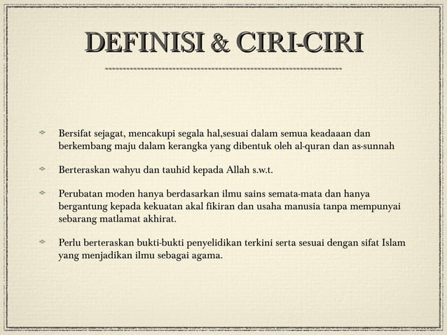 1-Perubatan Islam (intro) | PPT