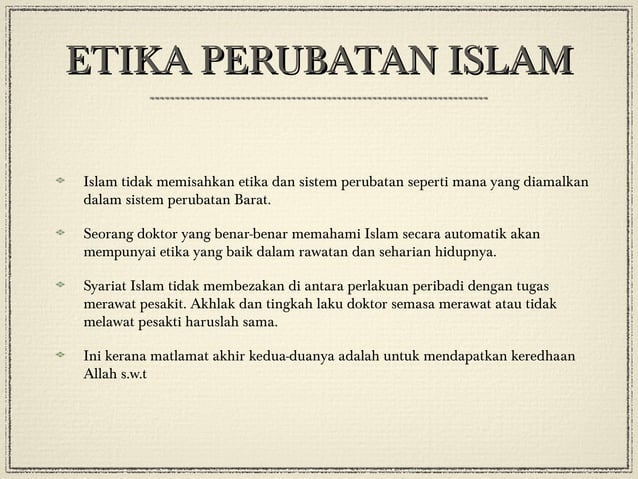 1-Perubatan Islam (intro) | PPT