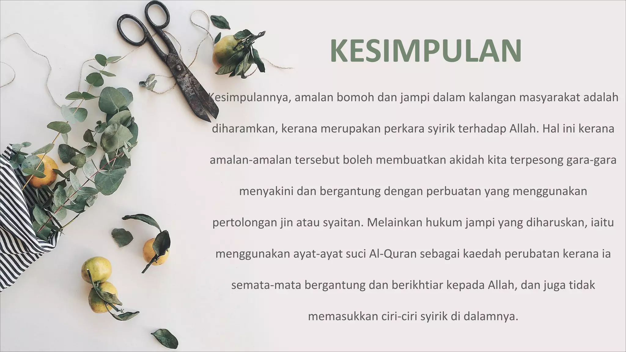 Bomoh dan jampi dalam masyarakat Islam | PPT