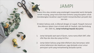 Bomoh dan jampi dalam masyarakat Islam | PDF