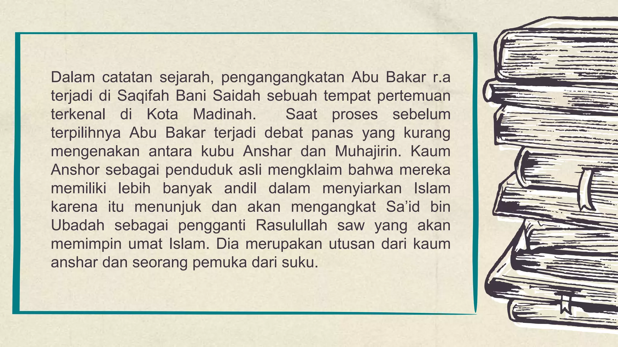 Ketatanegaraan Era Abu Bakar dan Umar bin Khattab | PPTX