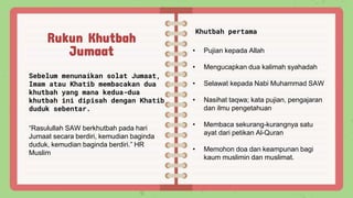 Fiqh cara-cara solat jumaat | PPTX