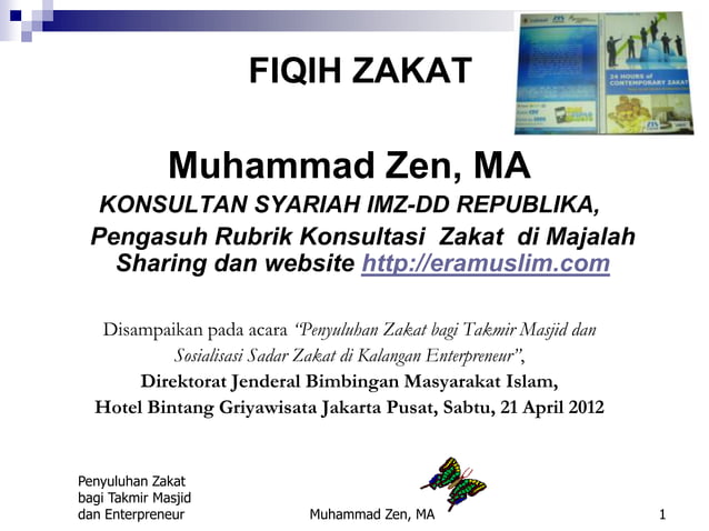 Fiqh zakat profesi muhammad zen oc | PPTX