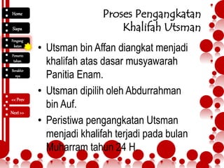 Biografi Usman bin Affan - FiqhXII | PPTX