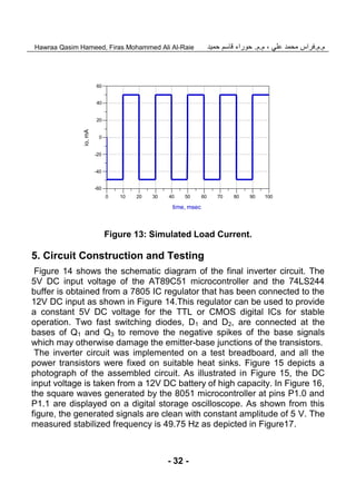 Design and Implementation of a Microcontroller Based DC/AC Inverter | PDF