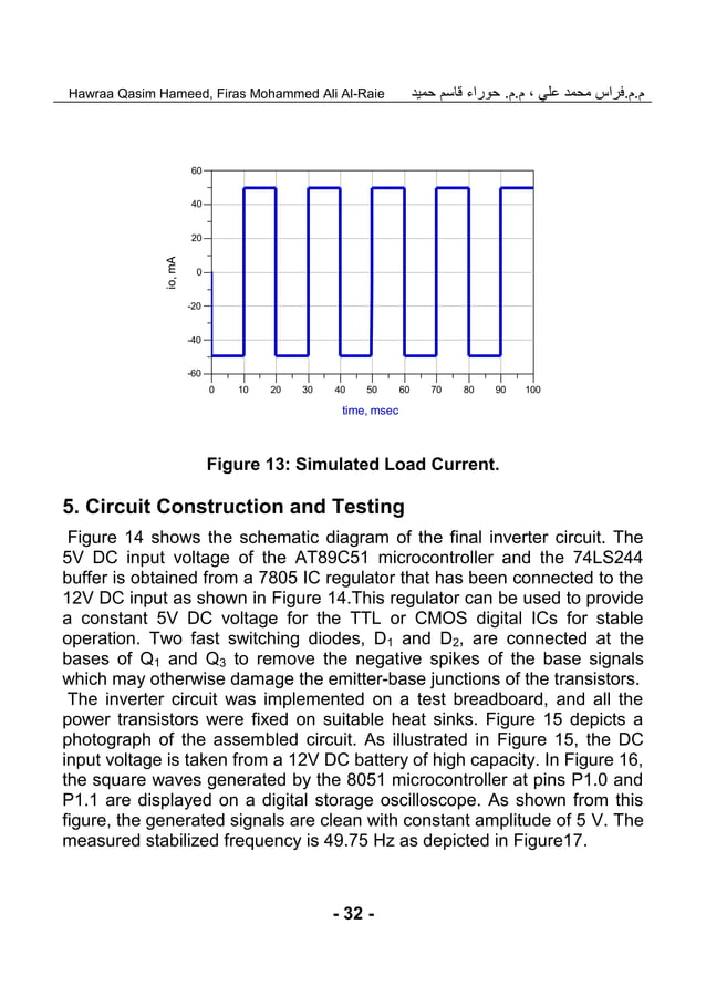 Design and Implementation of a Microcontroller Based DC/AC Inverter | PDF