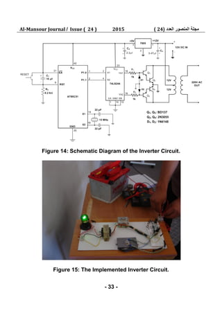 Design and Implementation of a Microcontroller Based DC/AC Inverter | PDF