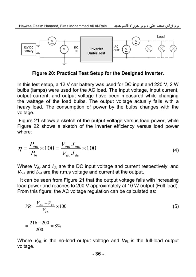 Design and Implementation of a Microcontroller Based DC/AC Inverter | PDF