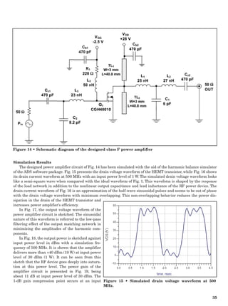 Class-F RF Power Amplifier with a New Load Network Configuration | PDF