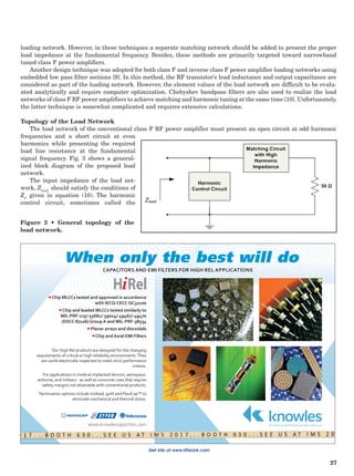 Class-F RF Power Amplifier with a New Load Network Configuration | PDF