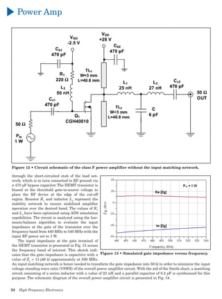 Class-F RF Power Amplifier with a New Load Network Configuration | PDF
