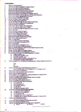 9TH QUESTION FOR QUARTLY ANSWR | PDF