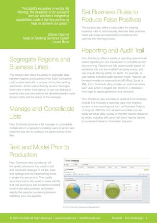 Firco Continuity | PDF