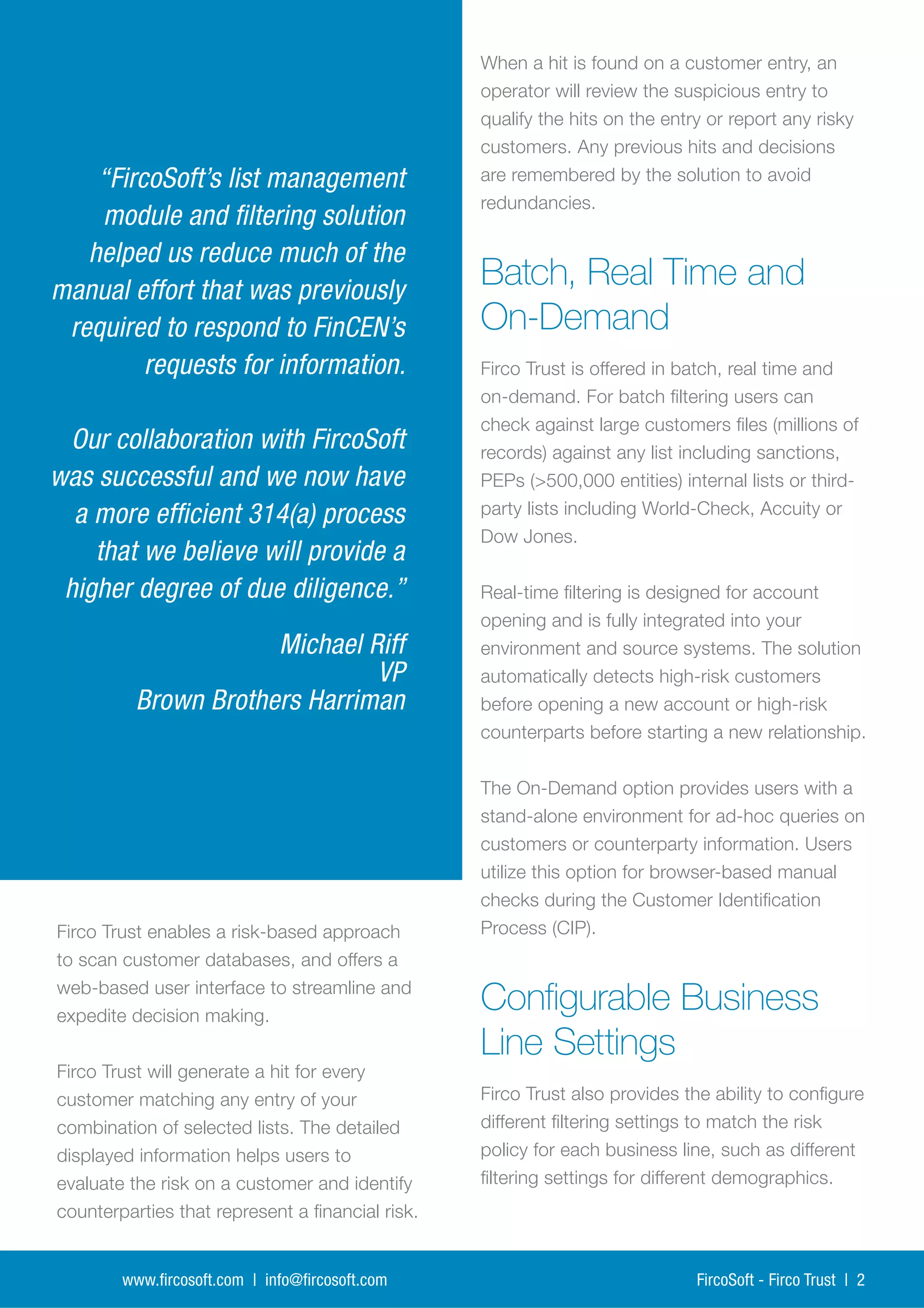 Firco Trust | PDF