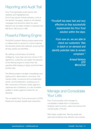 Firco Trust | PDF
