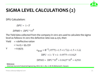 APPLYING LEAN SIX SIGMA FOR WASTE REDUCTION IN A MANUFACTURING ...
