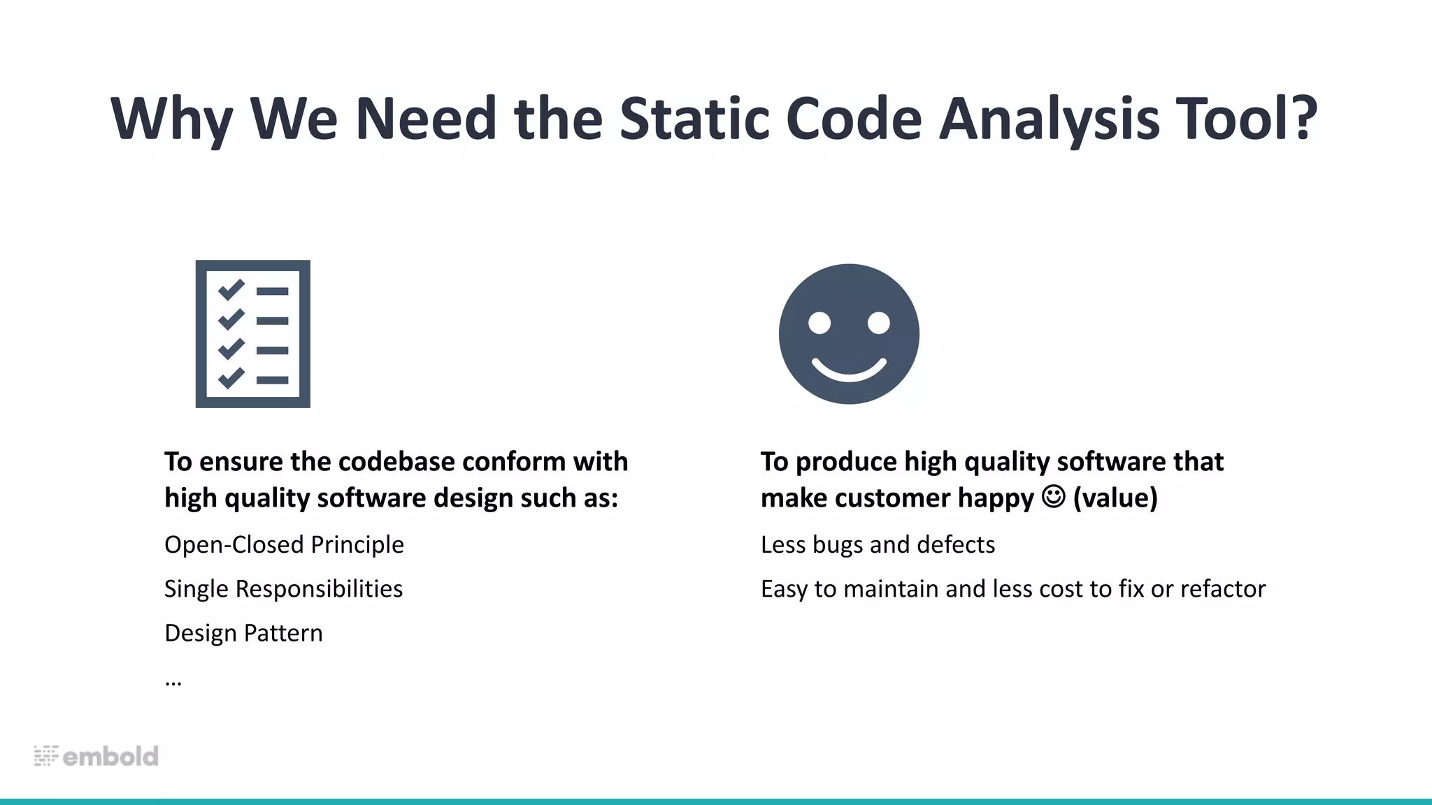 The Next Static Code Analysis Tool - Today and Tomorrow | PPT