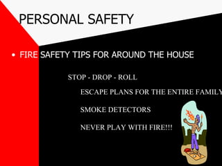 Fire | PPT | First Aid | Injuries