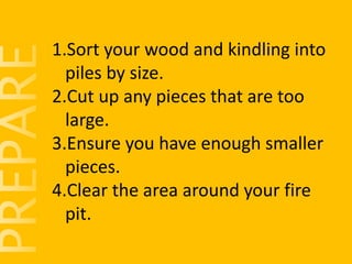 How to Build a Campfire | PPTX
