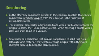 Fire , Fire types and Fire Extinction | PPSX