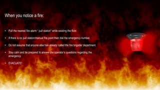 Fire Fighting Technique and Fire Safety in Industries. | PPTX