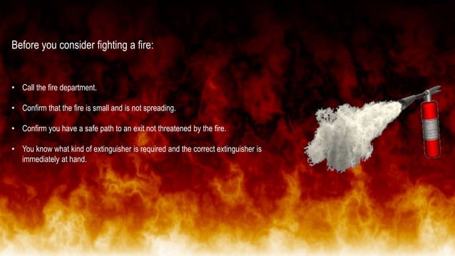 Fire Fighting Technique and Fire Safety in Industries. | PPTX | First ...