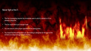 Fire Fighting Technique and Fire Safety in Industries. | PPTX