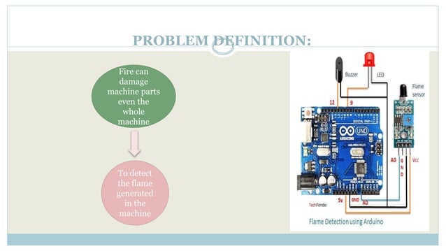 Fire detection system using arduino | PPTX