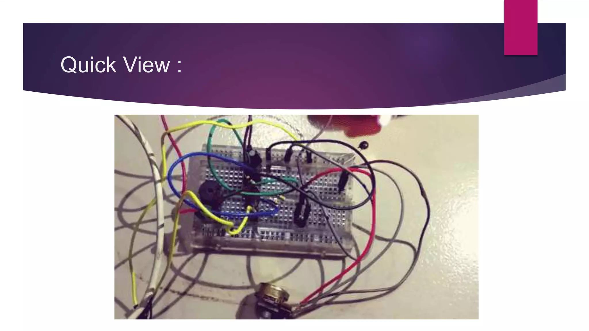 Fire Alarm using 555 timer and thermistor | PPTX