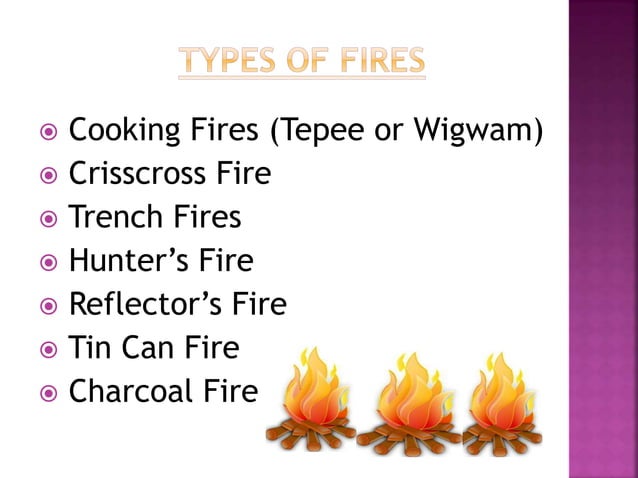 Scouting Fire-Building Power point presentation | PPT
