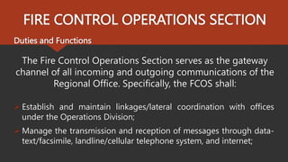 FIRE-CONTROL-OPERATIONS-SECTION 2023.pptx | Technology & Computing