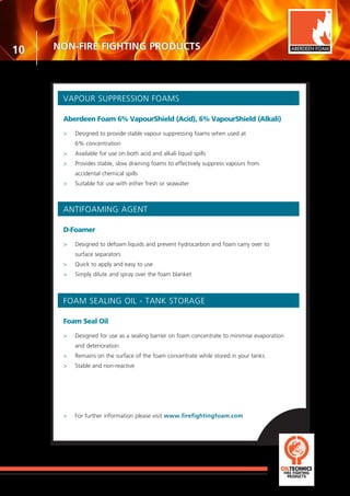 Oil Technics LTD: Fire Fighting-Foams and Foam Sample Testing Services ...