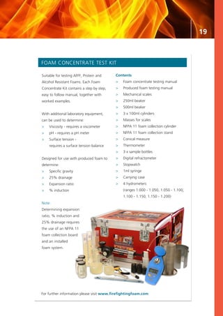 Oil Technics LTD: Fire Fighting-Foams and Foam Sample Testing Services ...