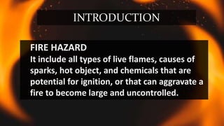 FIRE-HAZARD-PPT.pptx | First Aid | Injuries
