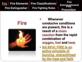 lecture in FIRE where is the start and how to prevent | PPT