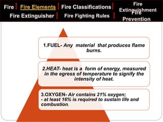 lecture in FIRE where is the start and how to prevent | PPTX