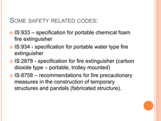 Fire protection in construction | PPTX
