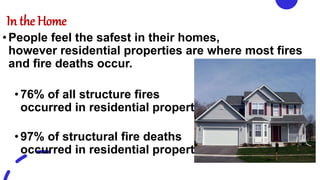Fire related injuries at home | PPTX
