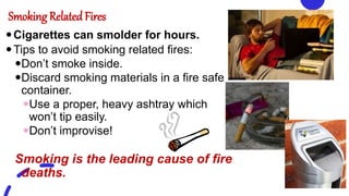 Fire related injuries at home | PPTX