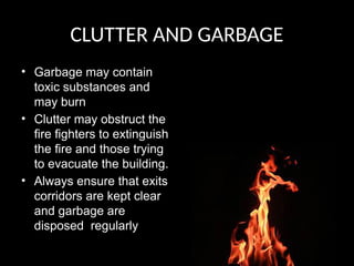 FIRE SAFETY EMERGENCY PROCEDURE AND STEPS | PPTX