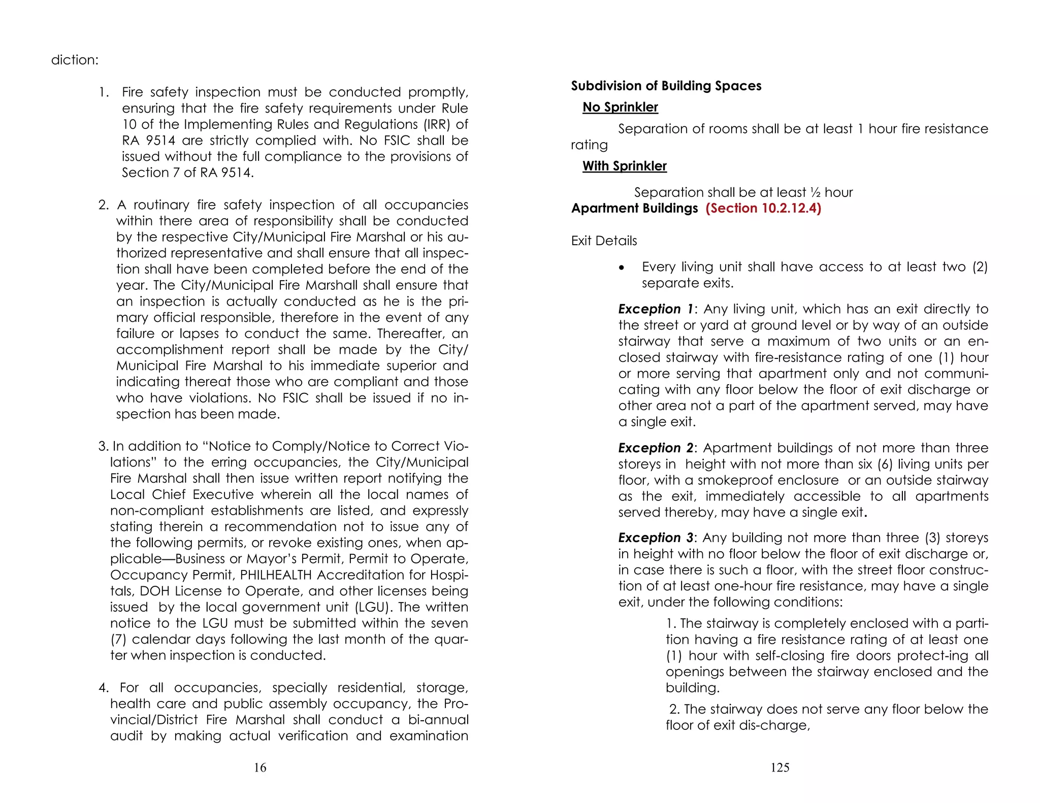 Fire safety-enforcement2012 | PDF