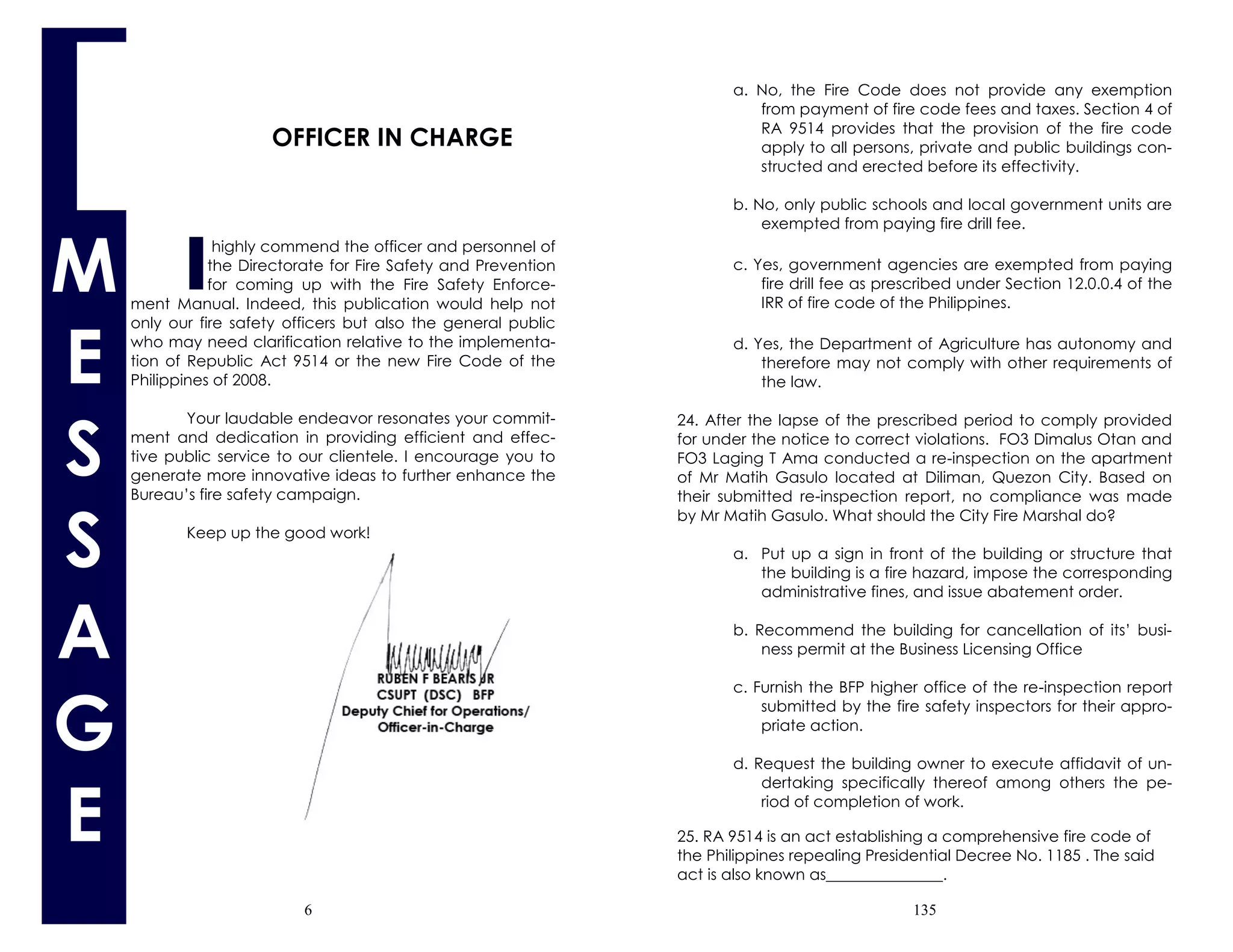 Fire safety-enforcement2012 | PDF