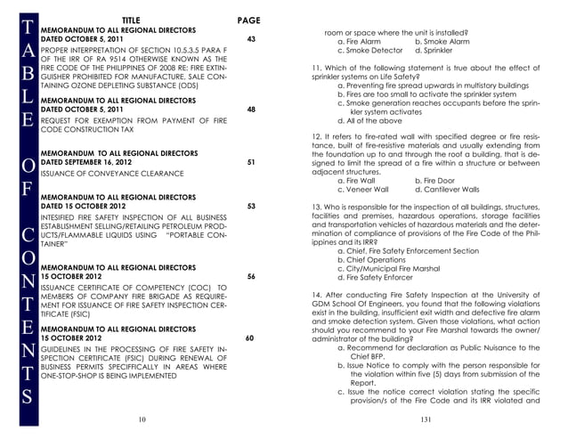 Fire safety-enforcement2012 | PDF