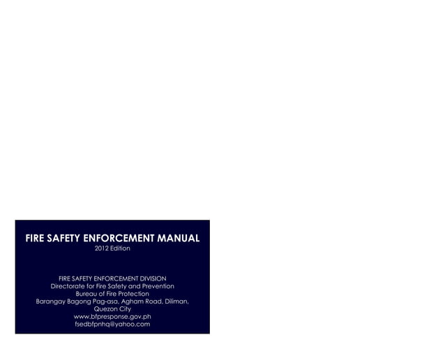 Fire safety-enforcement2012 | PDF