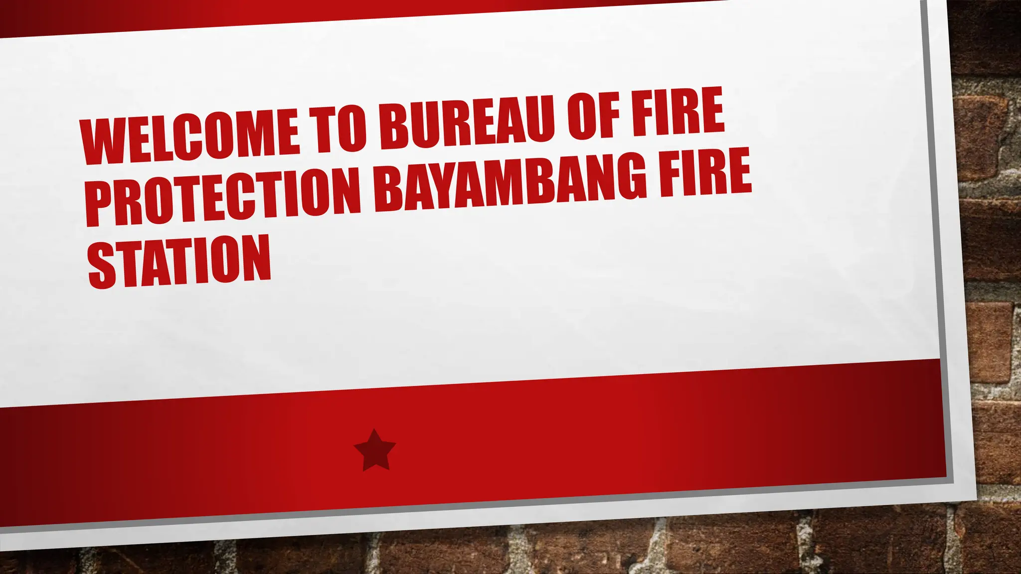 FIRE-SAFETY-LECTURE PowerPoint presentation | PPTX