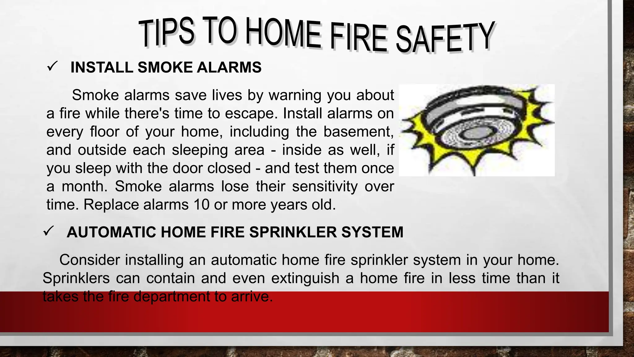 FIRE-SAFETY-LECTURE PowerPoint presentation | PPTX