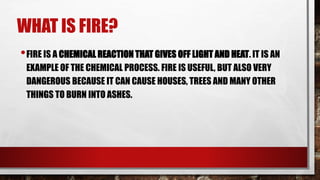 FIRE-SAFETY-LECTURE PowerPoint presentation | PPTX