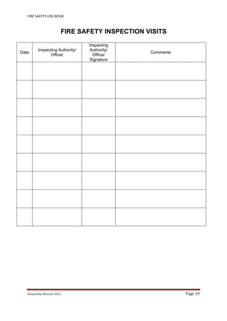 Fire safety-log-book-2012