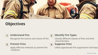 Fire-Safety-Management Presentation PPT. | PPTX | First Aid | Injuries